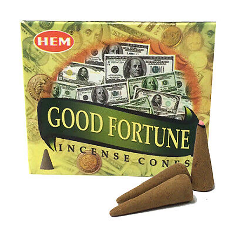Buy HEM Good Fortune Incense Cones at Cheap Price – Incense Pro